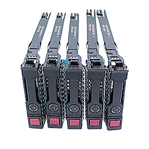 (5-pcs) 2.5inch SFF SAS SATA Drive Tray Caddy for 651687-001 651699 G9 Gen9 2.5" SAS SATA Tray DL380p DL360p DL160 DL560 385 G8 G9 Server Series