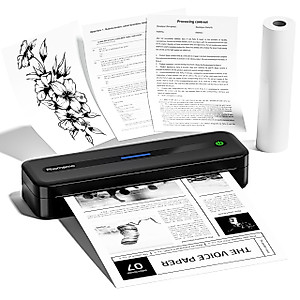 Phomemo Portable Printers Wireless for Travel,M832 Thermal Printer, Bluetooth Inkless Printer Support 8.5''x 11'' US Letter,Built in Paper Bin,Compatible with Phone and Laptop for Home,Office,School