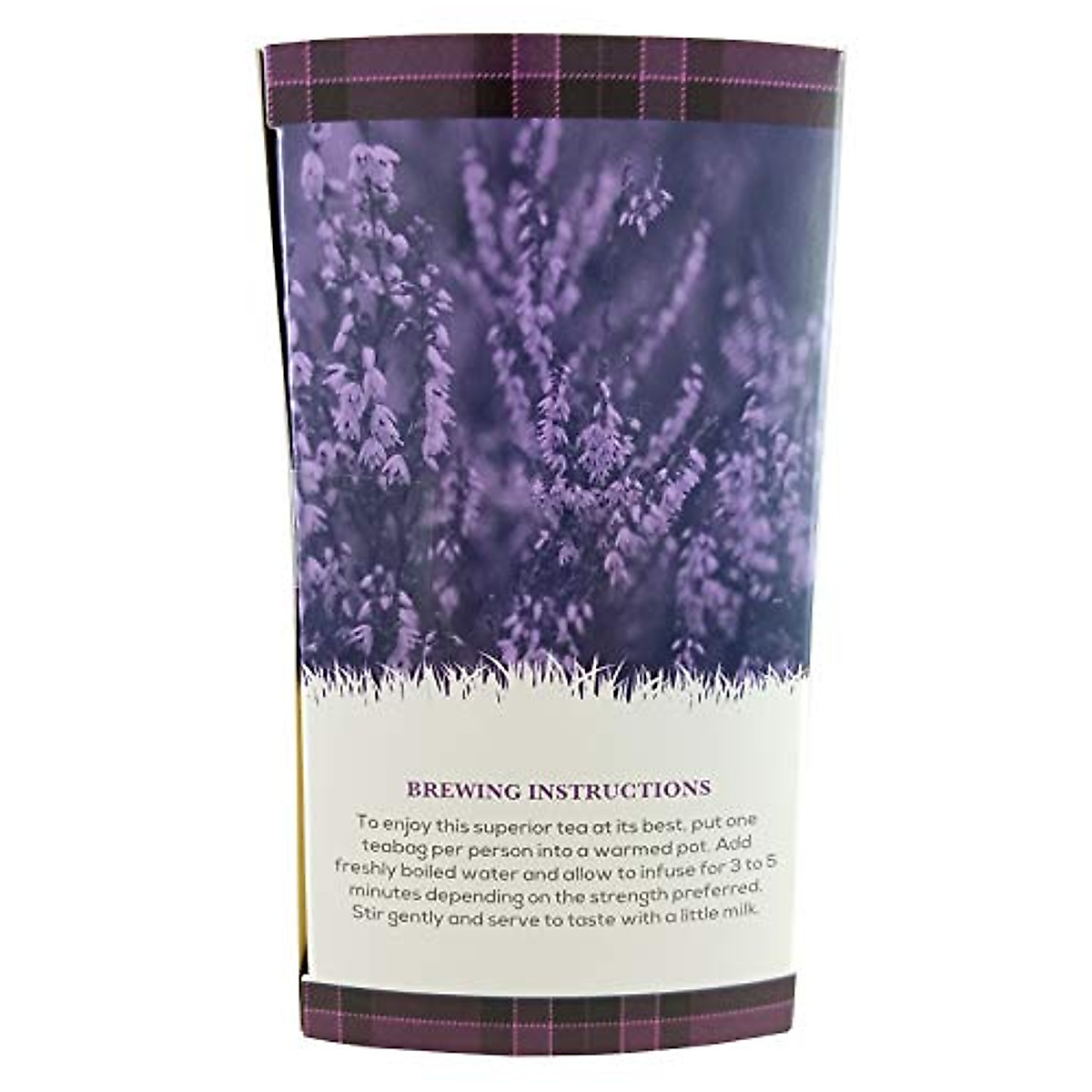 Edinburgh Tea and Coffee Company Scottish Heather Infused Black Tea, 25 Count Envelope/Tag Teabags