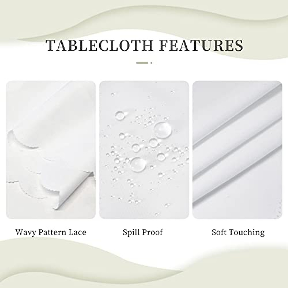 Lirduipu Aquarium Leaf Pattern Round Outdoor Tablecloth,Outdoor Round Tablecloth with Umbrella Hole - Water Resistant Spillproof,for Umbrella Table Patio Garden(72" Round,Multicolor)