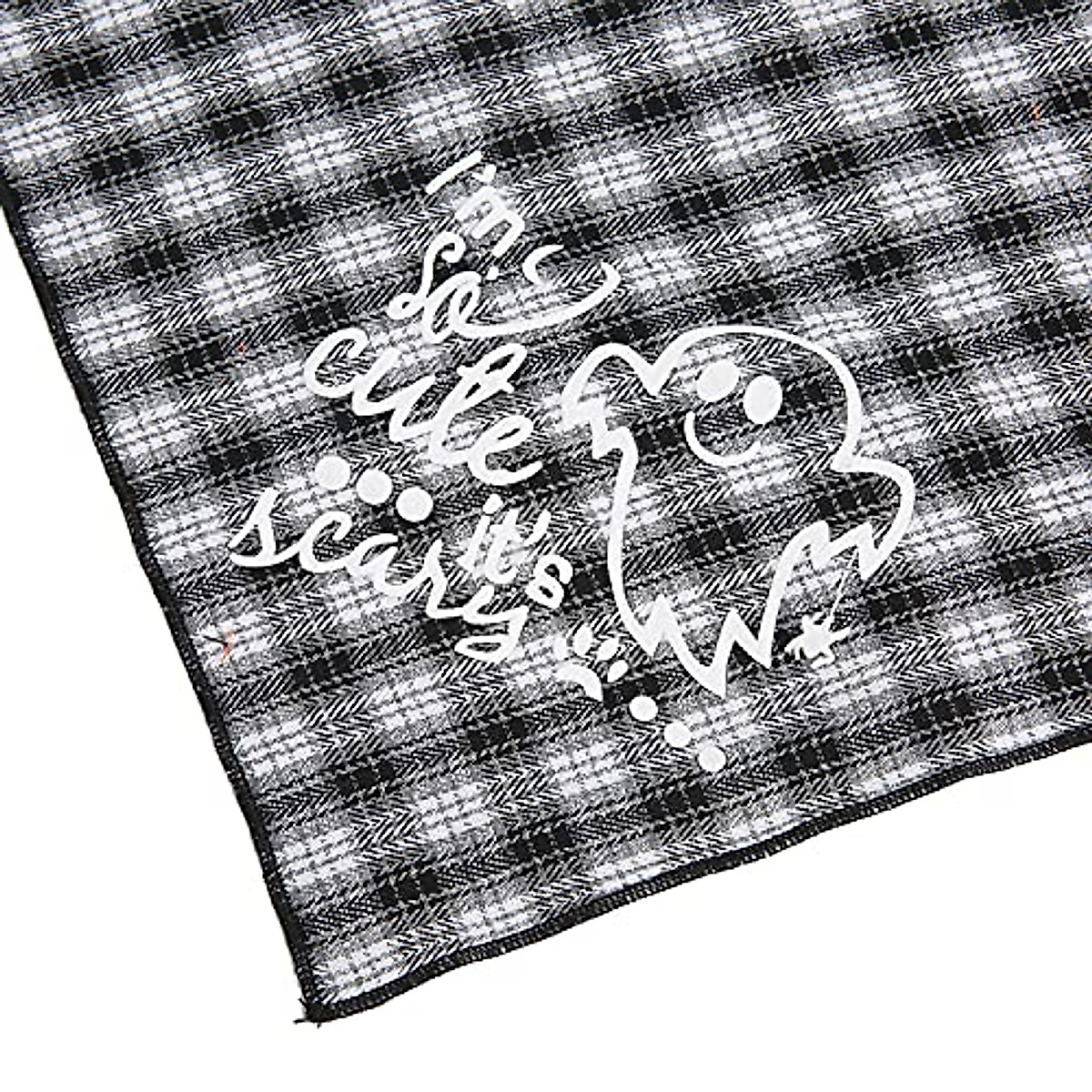 Halloween Bandana for Dogs Set of 2, Triangle Reversible Pet Scarf for Small Medium Large Dogs