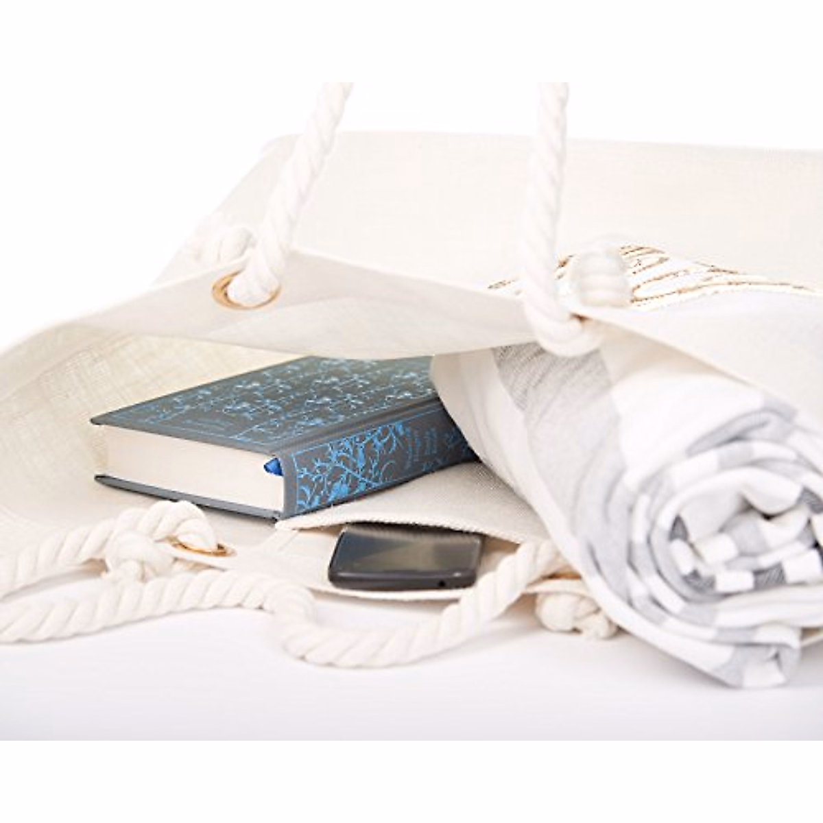 ELEGANTPARK Bridal Shower Gifts for Bride Tote Large Bride Bag for Women Bride Gifts for Engagement Wedding Party Honeymoon Beach Bag Jute Silver Sequin Interior Pocket