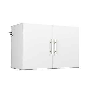 Prepac HangUps Upper Storage Cabinet - Elegant and Spacious Wall Cabinets to Maximize Your Storage, 36" Size, Classic White Finish