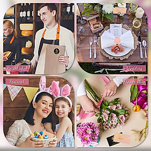 Lefiocky 1120 Pcs Thank You Stickers and Cards Sets 1.5 Inch Thank You for Supporting My Small Business with Gold Lettering, Tiny Thank You Cards and Resealable Packaging Bag for Business - Pink