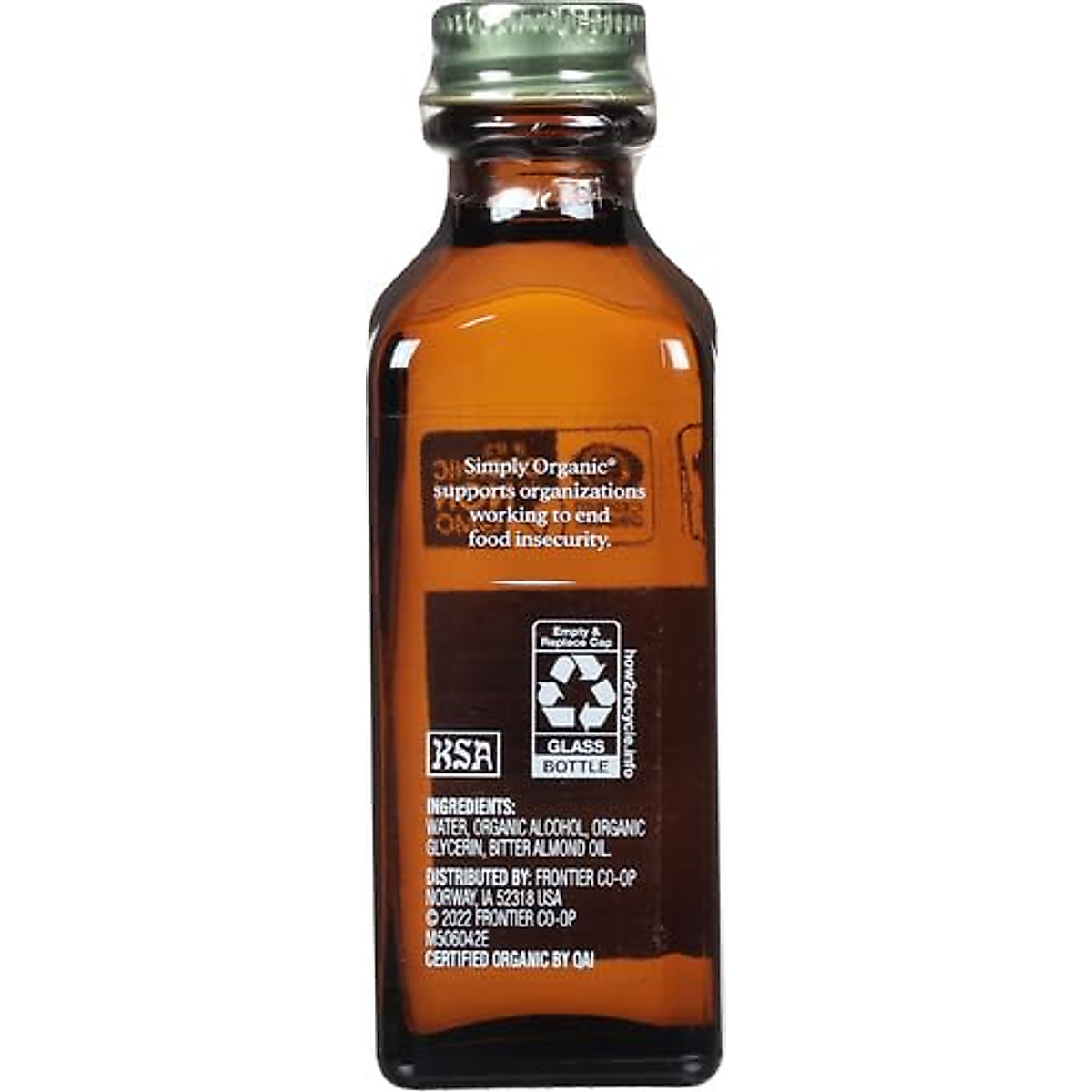 Simply Organic Almond Extract, Certified Organic | 2 oz | Pack of 1