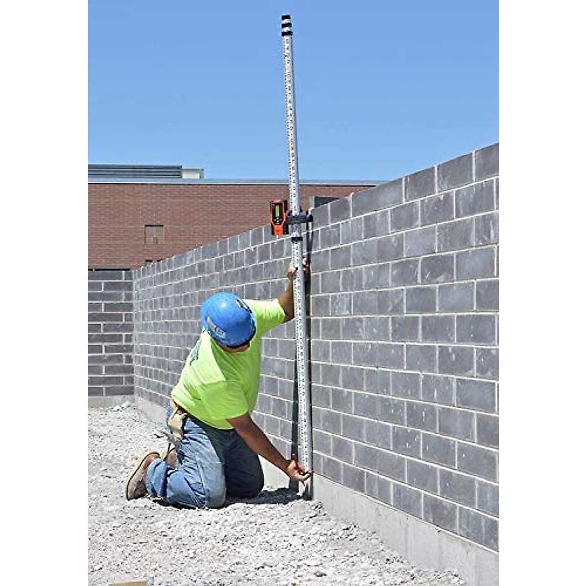 Johnson Level & Tool 99-028K Electronic Self-Leveling Dual Slope Horizontal/Vertical Rotary Laser System, Red, 1 Kit