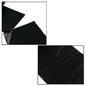 Ramddy 7 Gallon Medium Trash Bags, Black Bin Liners, 6 Rolls/150 Counts