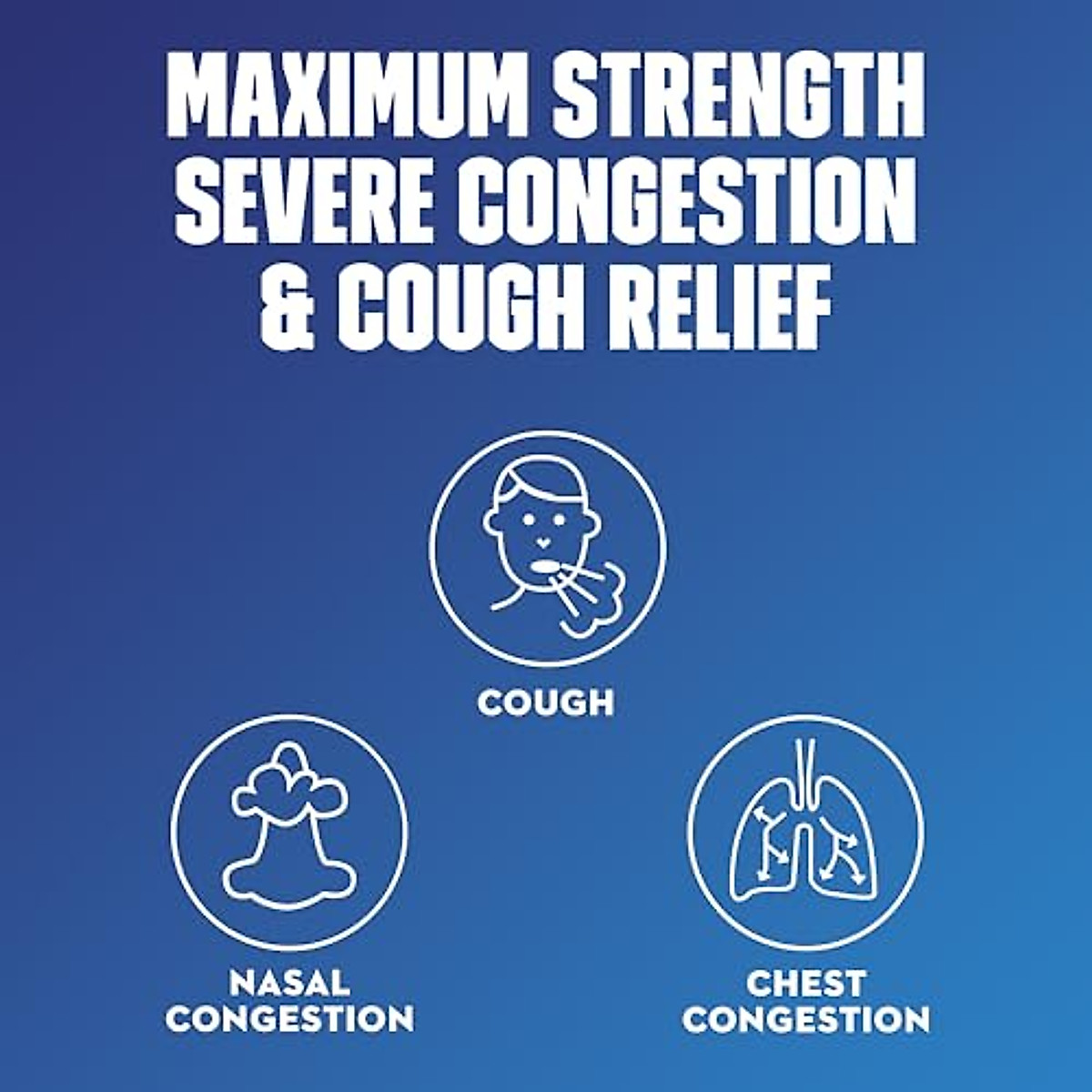Mucinex Fast-Max Severe Congestion & Cough Medicine, Maximum Strength Symptom Relief, Over-The-Counter Medication, Cold Medicine, Cough Suppressant, Expectorant, Nasal Decongestant, FSA/HSA, 6 FL OZ