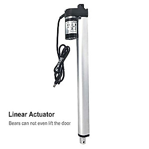 JVR Chicken Coop Door Automatic Smart 2.4 GHz WIFI Opener with Safety Mechanism, Work With Alexa & Google Assistant, Rainproof Sunrise/Sunset Timer Controller Actuator Motor APP/Remote (Smart Version)