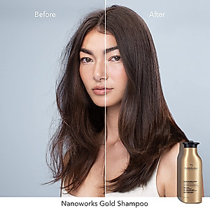 Pureology Nanoworks Gold Shampoo | For Very Dry, Color-Treated Hair | Renews Softness & Shine | Sulfate-Free | Vegan