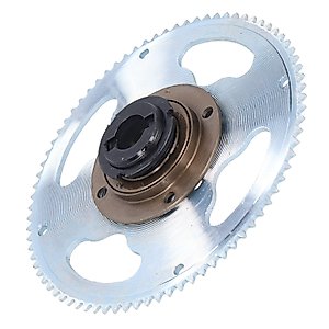 Chain Wheel, Bicycle Freewheel, Bike Accessory Teeth Crankset Kit Sturdy for Refitting Electromobile Electric Bicycles Modification