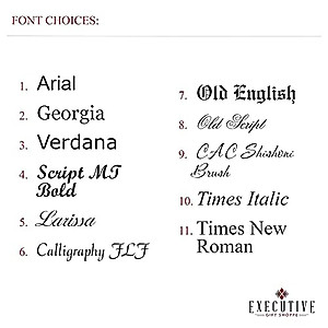 Executive Gift Shoppe | Personalized Bamboo Wood Pen & Case Set | Genuine Bamboo Pen Gift Set