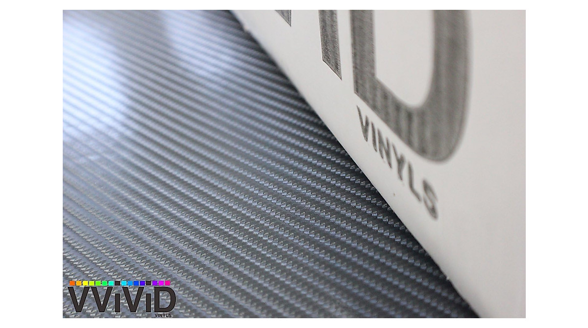 VViViD Meteorite Dark Grey Carbon Fiber Vinyl Wrap - DIY & Pro