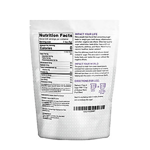 IMPACT Monk Fruit Allulose Sweetener, Zero Calorie Blend, Keto Friendly Sugar Substitute (4 lb)