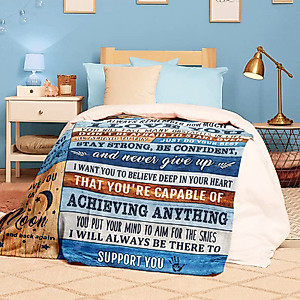 Eslygoily Gifts for Nephw from Aunt Uncle for Nephw from Aunt Uncle Unique Gifts Ideas for Nephw from Aunt Uncle Birthday for Nephw Throw Blanket 60x50 inch