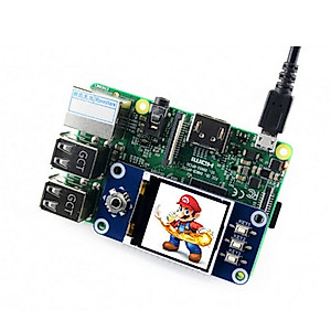 1.44 inch LCD Display HAT for Raspberry Pi 2B/3B/4B/Zero/Zero W 128x128 Pixels SPI Interface @XYGStudy