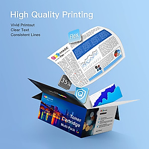 GPC ImageFlex 054H Compatible Toner Cartridge Replacement for Canon 054H 054 CRG 054H CRG 054 Compatible with Canon MF642Cdw Toner cartridges ImageClass LBP622Cdw MF644Cdw MF640C Printer (4-Pack)