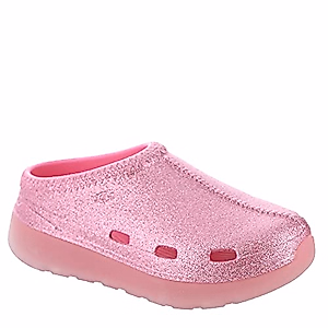 UGG Unisex-Child Tasman Sport Glitter Slip On, Pink, 1 Big Kid