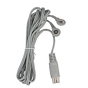 Kadimendium Electrodes Wire, Portable 8.2ft Copper Foil Wires Electrode Wire for Home for Massager Machine