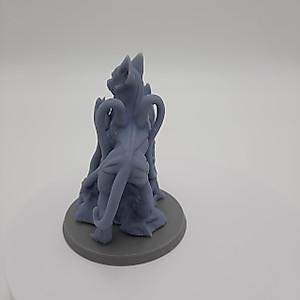HERO Creations - Displacer Beast, Standing - RPG - Dungeons and Dragons - DND - Pathfinder - Lord of The Ring - Figurine Miniature (Gray/Unpainted)