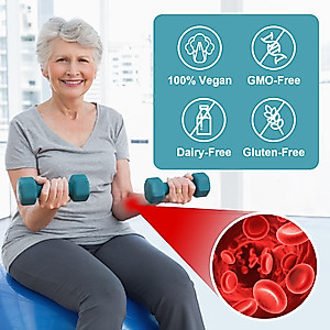 Lumbrokinase Supplement, 1.2 Million LKU - 120mg Capsules, Potent Nattokinase Alternative with Proteolytic Enzymes and Herbal Blend