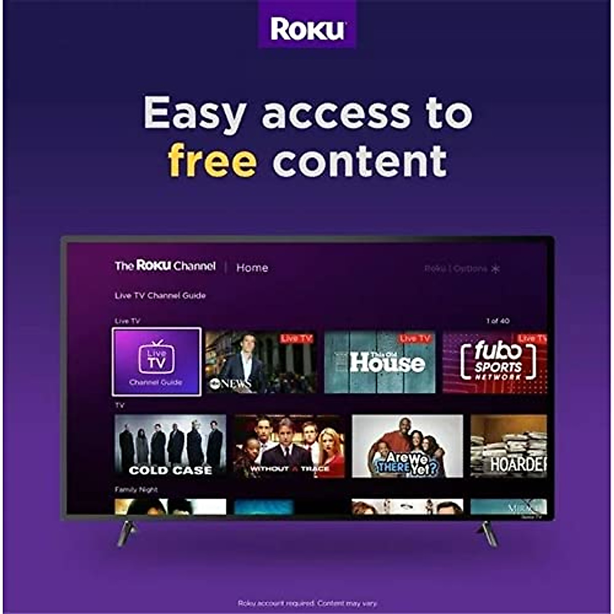RCA 24" Class 720P Roku Smart LED TV RTR2460