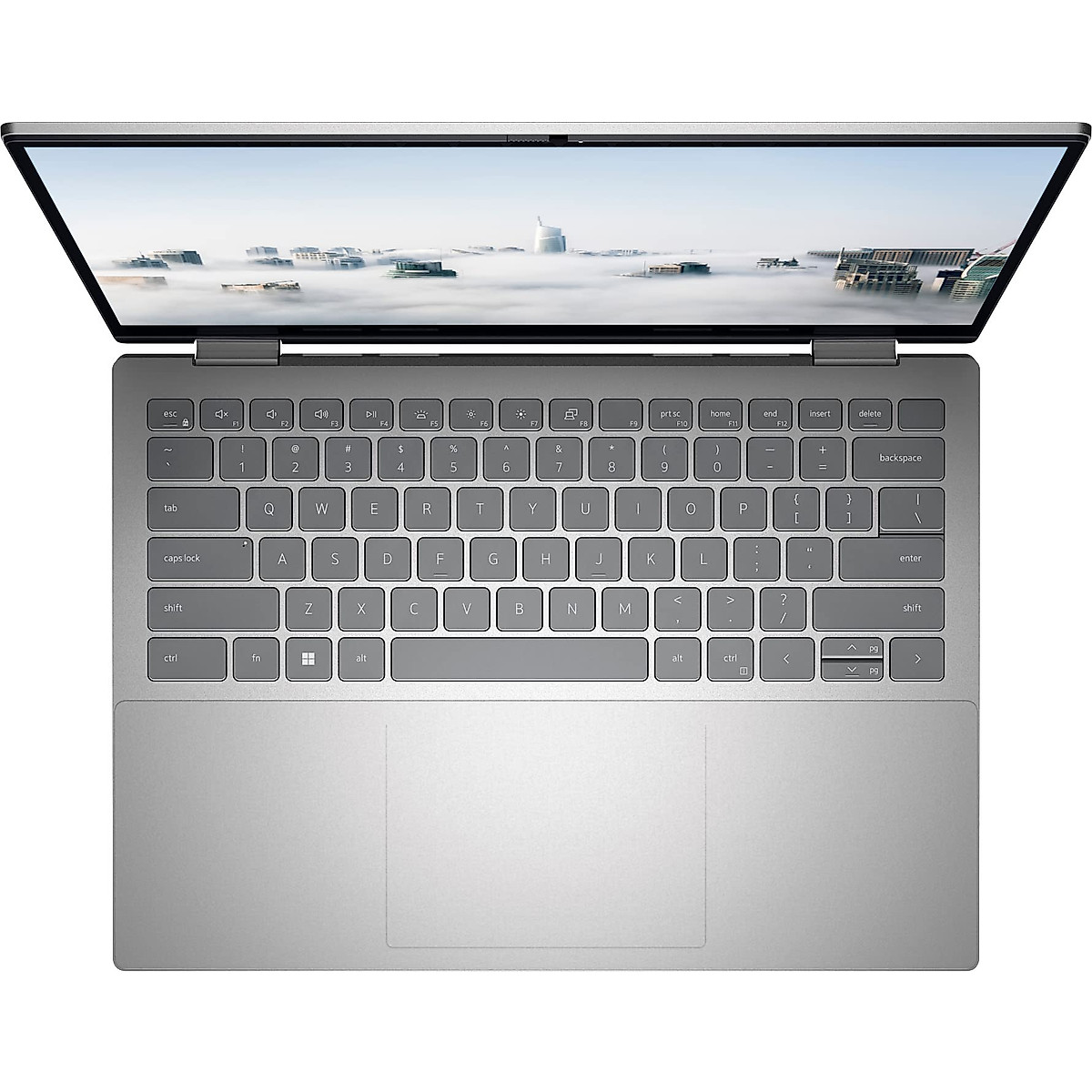 Dell est Inspiron 2-in-1 Laptop, 14.0'' FHD+ Touch Display, Intel Core i7-1255U Processor, 16GB RAM, 512GB PCIe SSD, Webcam, HDMI, Backlit KB, FP Reader, Wi-Fi 6, Windows 11 Home, Silver
