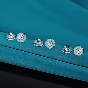 3-Pairs 925 Sterling Silver Locking Earring Backs Replacements for Diamond Studs,14K White Gold Plated Hypoallergenic Secure Earring Backs (White Gold)