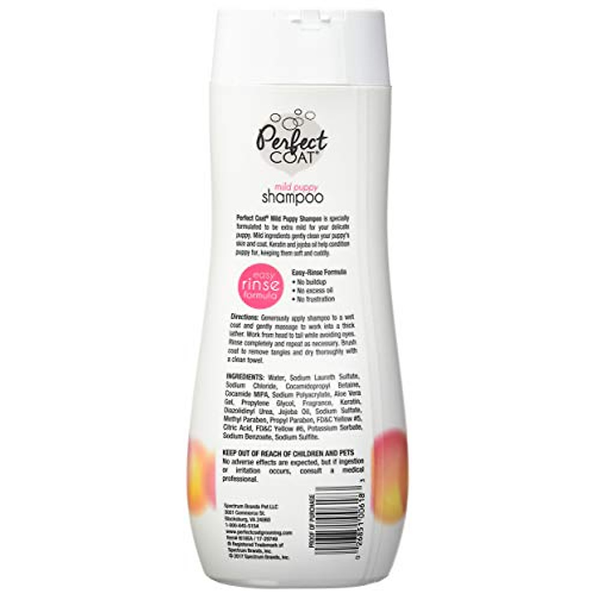 Perfect Coat Puppy Shampoo, Baby Powder Scent, 16-Ounce