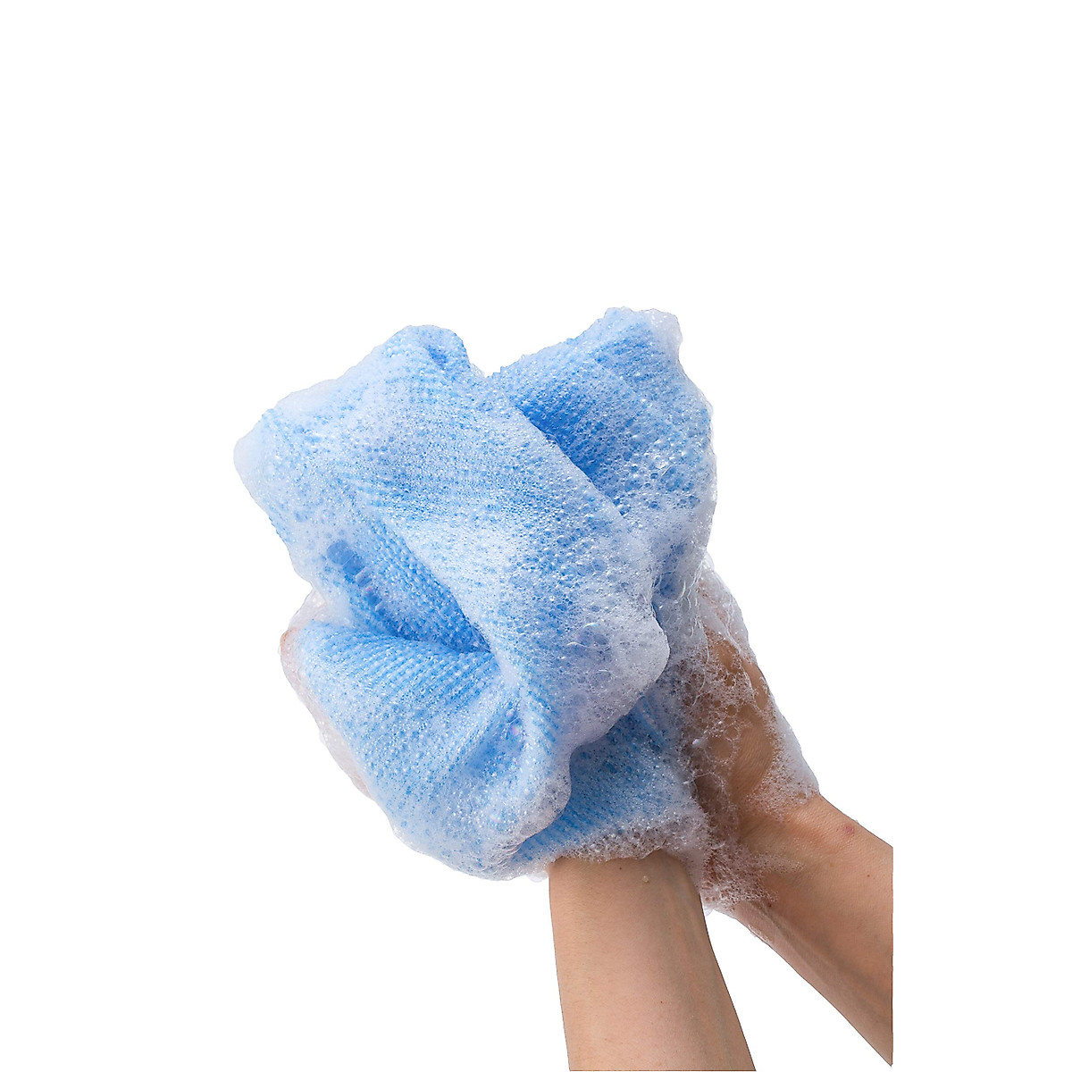 Exfoliating Washcloth Japanese Washcloth Nylon Bath Wash Cloth Korean Exfoliating Cloth Loofah Towel Beauty Washcloth Sponge Loofah Body Scrub Back Scrubber for Shower 4 Pcs by Modu