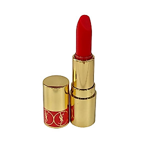 YVES SAINT LAURENT Rouge Volupte Shine Lipstick Balm # 45 Red RougeTuxedo MINI/SMALL/SAMPLE SIZE/TRAVEL SIZE