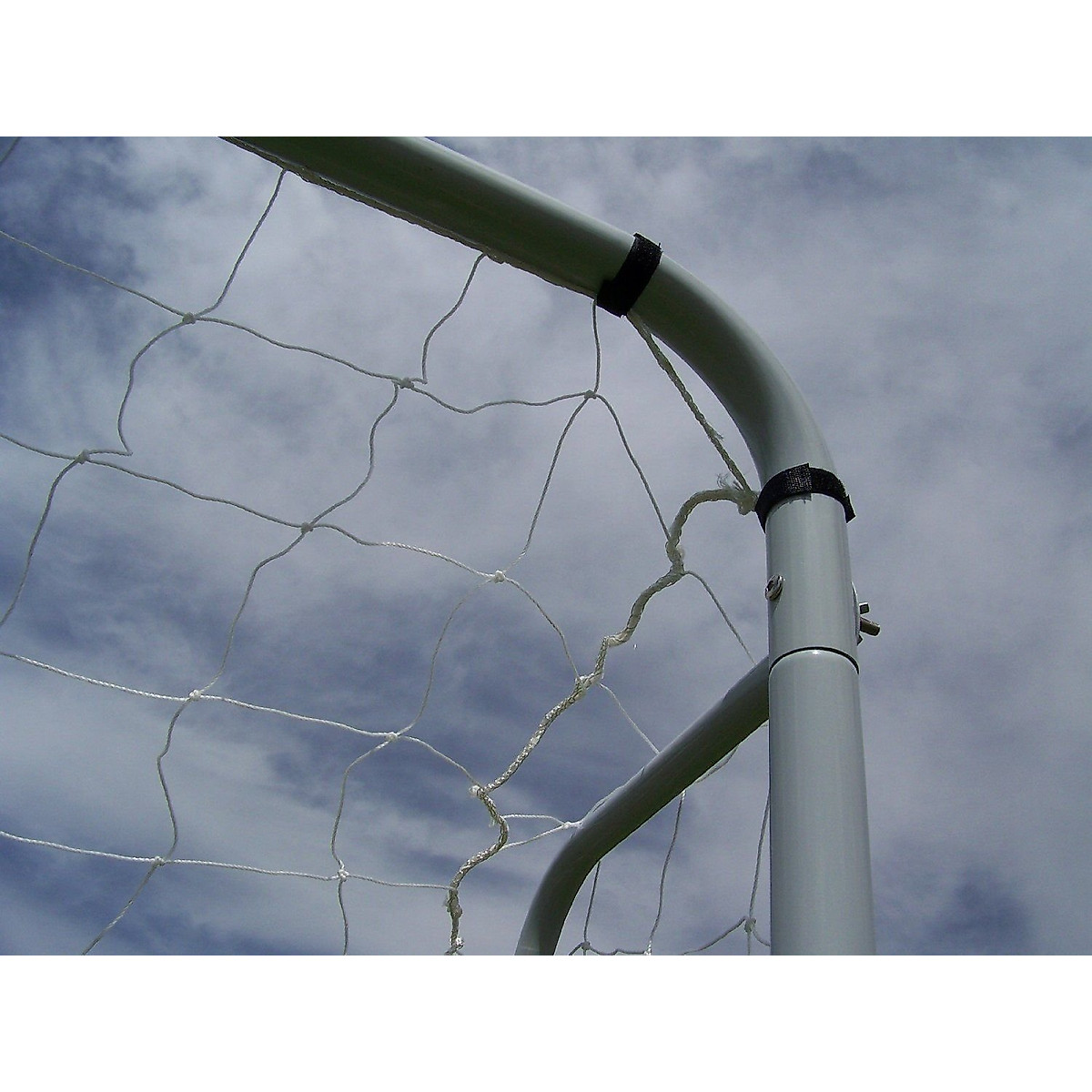 Official Size 24 X 8 X 5 Ft. Steel Soccer Goal. Heavy Duty Frame w/Net. Tournament, Regulation Size. Professional Portable Practice Training Aid. 24 X 8, 24x8(1Net)