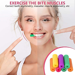 KISEER 48 Pcs Colorful Orthodontic Aligner Chewies for Aligner Chompers Aligner Trays Seaters, 6 Color