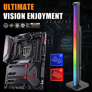 novonest GPU Support Bracket,5V 3PIN ARGB Graphics Card GPU Brace Support Video Card Sag Holder/Holster Bracket,Silicone Flexible Luminous Rainbow Light Strip,Anodized Aerospace Aluminum,GH04ARGB