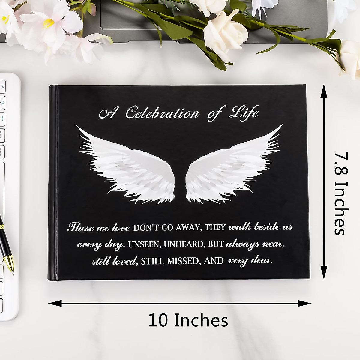 Funeral Guest Book for Memorial Service Celebration of Life Guest Book 80 Pages Funeral Sign-in Book - A Celebration of Life