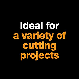 Fiskars Fabric, Easy Action 8 Inch Titanium Scissors, Orange/White