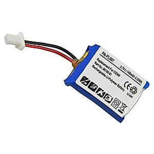 Replacement Battery for Plantronics CS540 C054 Wireless Headset Headphones Repair for 86180-01, PL-86180-01 & 84479-01, Rechargeable Li-Polymer Battery, LI-POL, 140mA