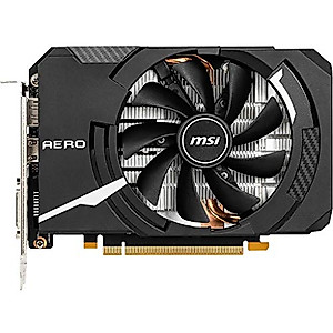 MSI Gaming GeForce GTX 1660 Super 192-bit HDMI/DP 6GB GDRR6 HDCP Support DirectX 12 Single Fan VR Ready OC ITX Graphics Card (GTX 1660 Super AERO ITX OC)