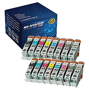 HI-Vision Compatible CLI-42 CLI42 16 pcs Set Ink Tank Replacement for Professional Inkjet PIXMA PRO-100 Black Cyan Yellow Magenta Photo Cyan Photo Magenta Gray Light Gray 6384B007 Multi Colors