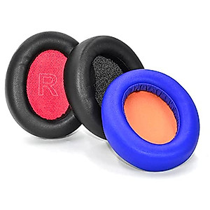 Replacement Earpads Cushions Earmuffs for Anker Soundcore Life Q10 / Q10 BT Headphones (Blue/Orange)