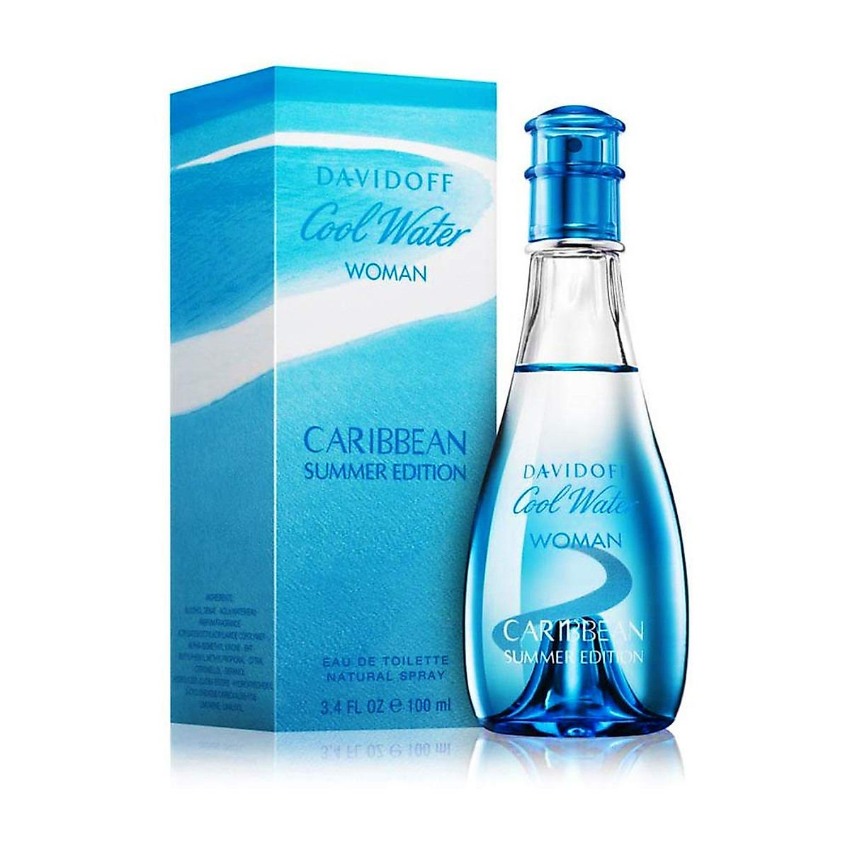 Davidoff Cool Water Caribbean Summer Edition Eau de Toilette Spray for Men, 3.4 Ounce