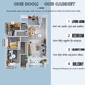 Pink Plastic Storage Cabinet with 6 Drawers and Lock, Wheels, and Large Capacity - Ideal for Small Spaces, Easy to Assemble and Clean - Perfect for Bedroom, Nursery, and Playroom Organization