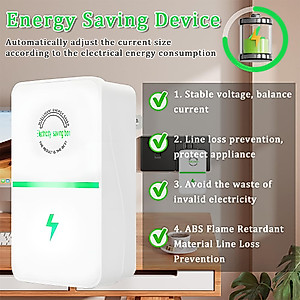 6pcs Energy Saving Device, 2024 New Stop Wasting Electricity Saving Box