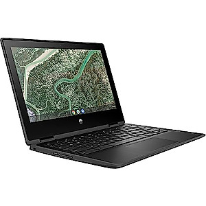 HP Chromebook 11 X360 G3 11.6'' HD 2-in-1 Touchscreen (8-Core MediaTek MT8183, 8GB RAM, 128GB Storage (64GB eMMC + 64GB SD Card), Stylus, Webcam, Wi-Fi) Flip, IST Pen, Chrome OS, Black (HP 11MK G3)