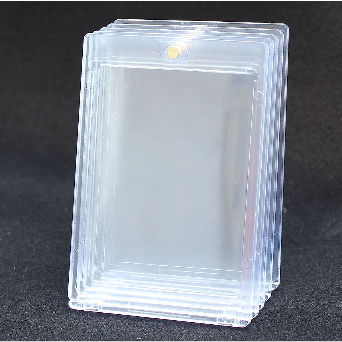 WINTRA 5 Count 35pt Magnetic Card Holder Cases, Magnet Closure Card Protectors for Standard Trading Cards and Regular Sports Cards