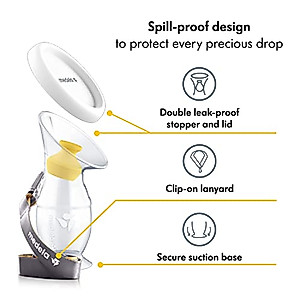 Medela Manual Breast Pump Set - Perfect Pair Bundle, Includes Harmony Manual Breast Pump & Silicone Breastmilk Collector
