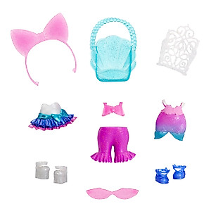 L.O.L. Surprise! Fashion Packs Mermaid Princess Style - 6 Unique Styles each with (3) Outfits, (2) Pairs of Shoes, (4) Accessories - Mix and Match Styles to Create Tons of New Looks, Gift for Girls Age 4+