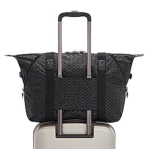 Kipling Art Medium Printed Tote Bag Signature Emb