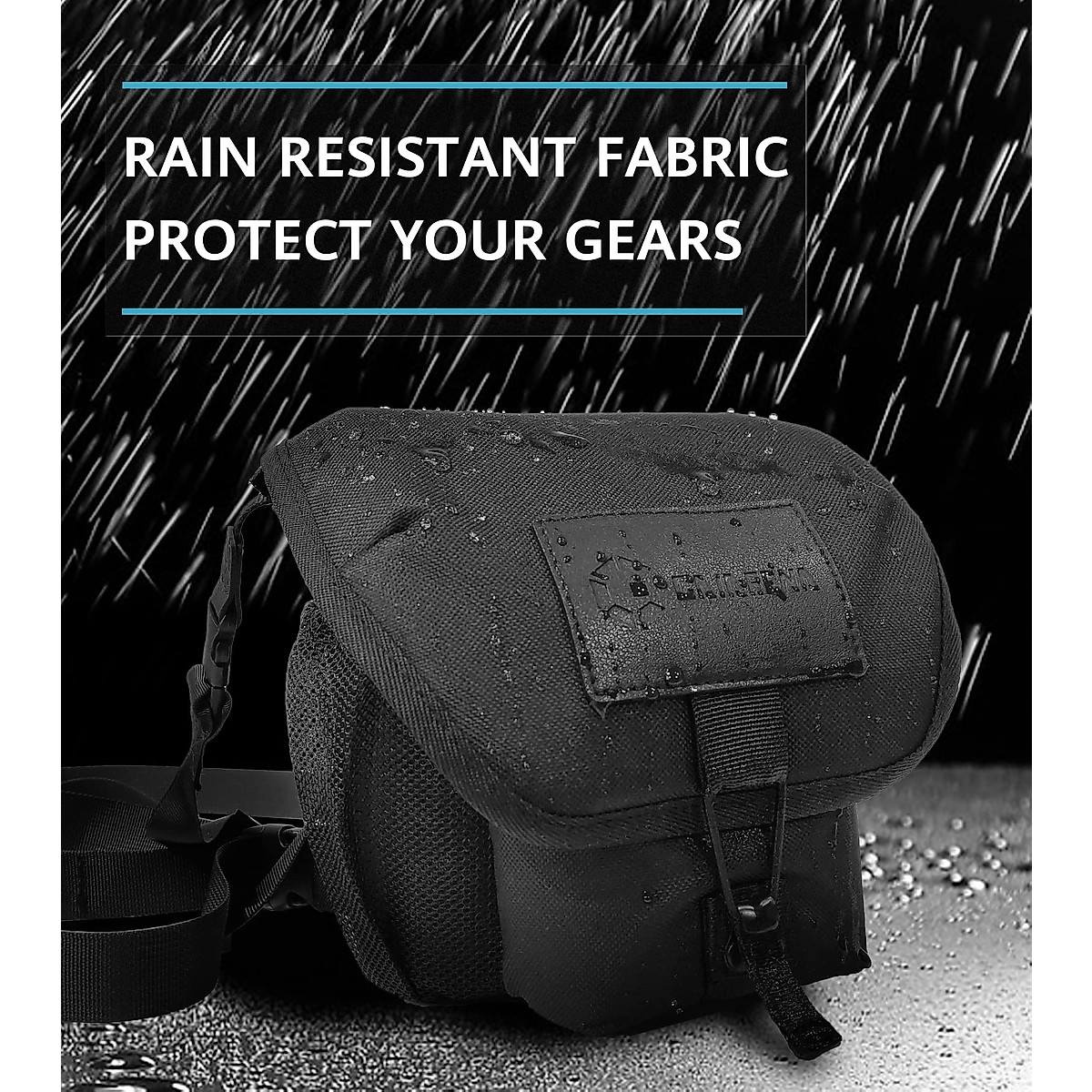 GAIARENA Waterproof Binocular Harness Chest Pack, Bino Harness Case with Rangefinder & Cellphone Pocket for 20x50 Binoculars(Full Size)