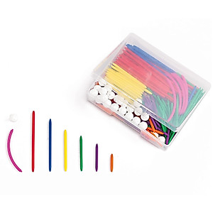 edxeducation Skeletal Geo Set - 330 Pieces - Construction Toy - Learn Vertices, Faces and Edges